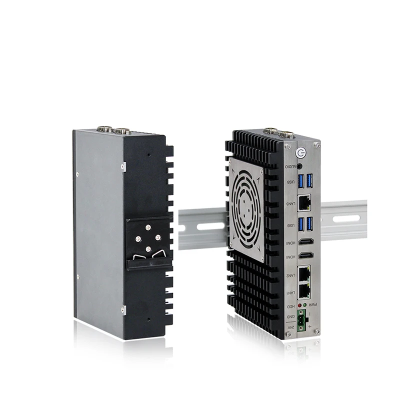 Din-rail Mounting Mini Pc Industrial Embedded Computer With 12th Gen ...