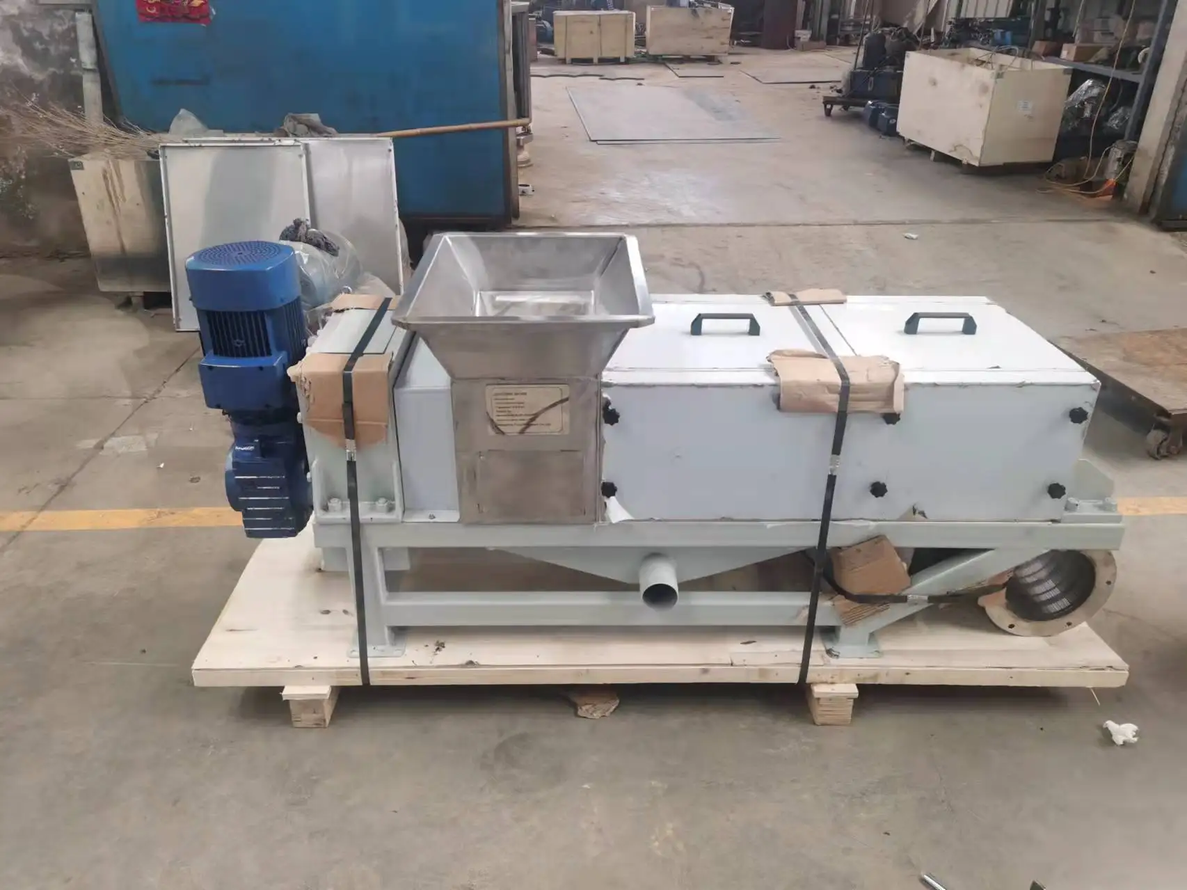 Organic Waste Dewatering Screw Press/hemp Fiber Extraction Machine ...