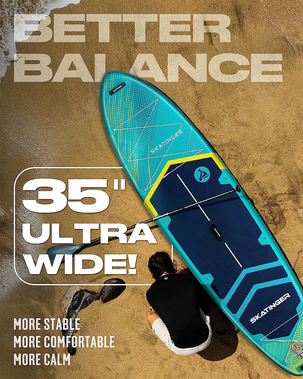 Skatinger Hot Selling Stand Up Sub Paddleboard Inflatable Sup Board For ...