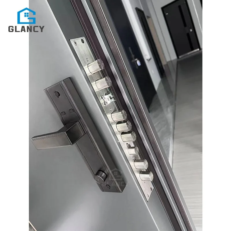 New Classic Steel Outdoor Security Door With Window Screen - Buy ...