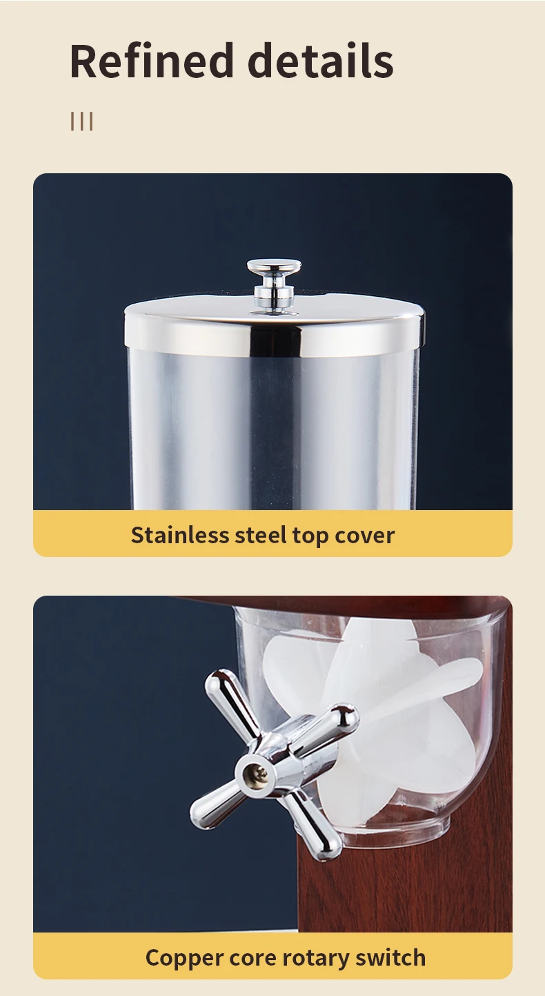 Commercial Dry Bulk Food Coffee Beans Rice Nuts Gravity Bin Dispenser ...