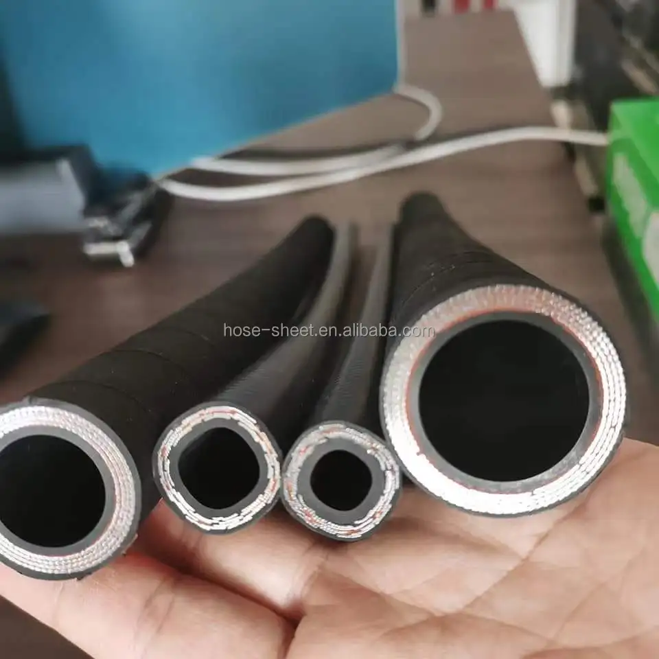 Sae R12 Four Steel Wire Spiral Reinforced 1" Hydraulic Hose - Buy Hydraulic Hose four Steel Wire ...