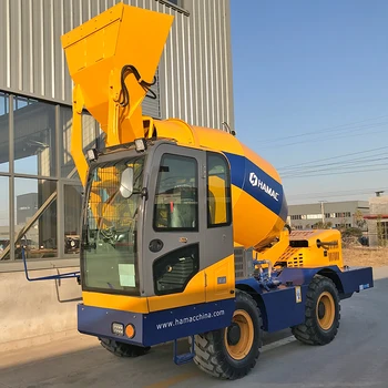 Self Loading Concrete Drum Mixer Truck 3cbm Spare Parts Auto Self ...
