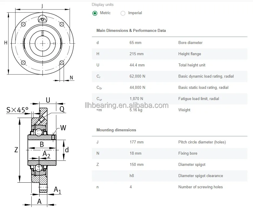 RMEY65-214 Vertical Bearing Housing - High Quality & Durable