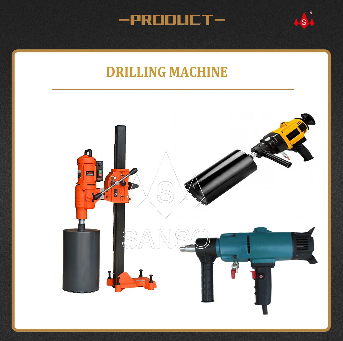 Sanso Arix Diamond Segment Vacuum Brazed Diamond Core Drill Bit Hole ...