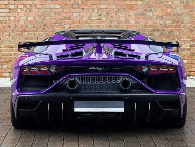 Hot Sale Aventador Svj Body Kit Forged Semi-carbon Fiber Rear Bumper ...
