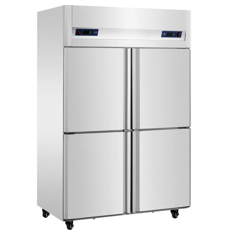Dual Temperature Commercial stainless steel kitchen fridge walk in ...