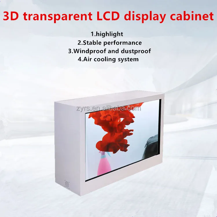 21.5/32/43/49/55/65/75/86 Inches Transparent Lcd Display Box Voor ...