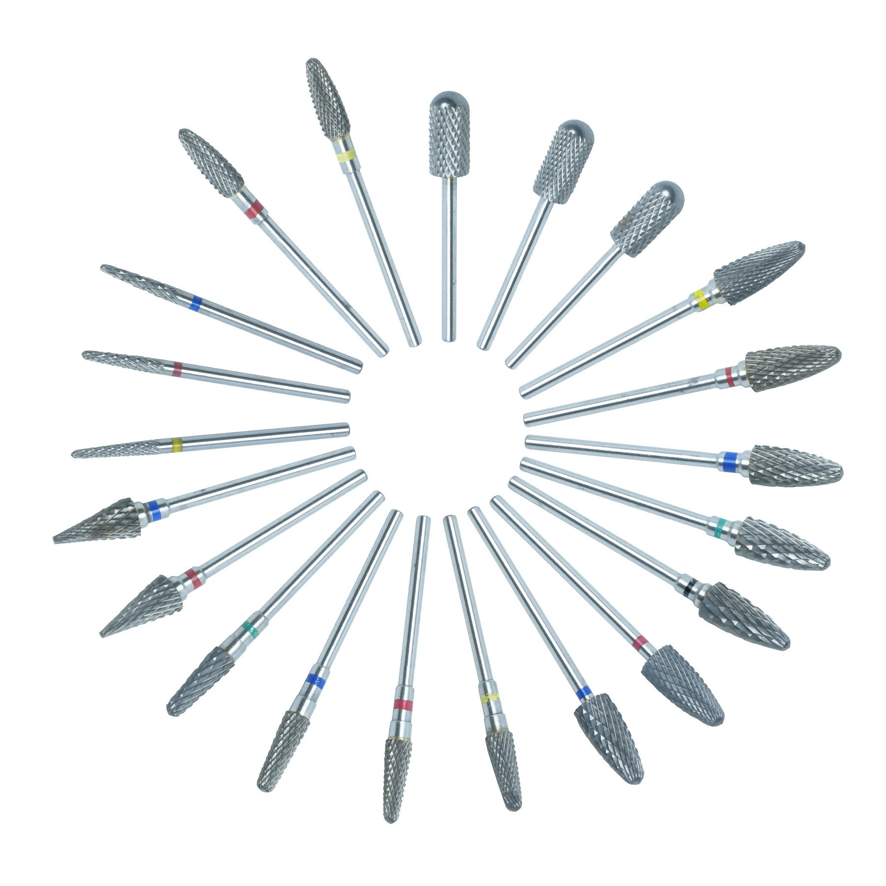 Dental Tools Laboratory Tungsten Steel Drill Burs Rotating Polishing ...