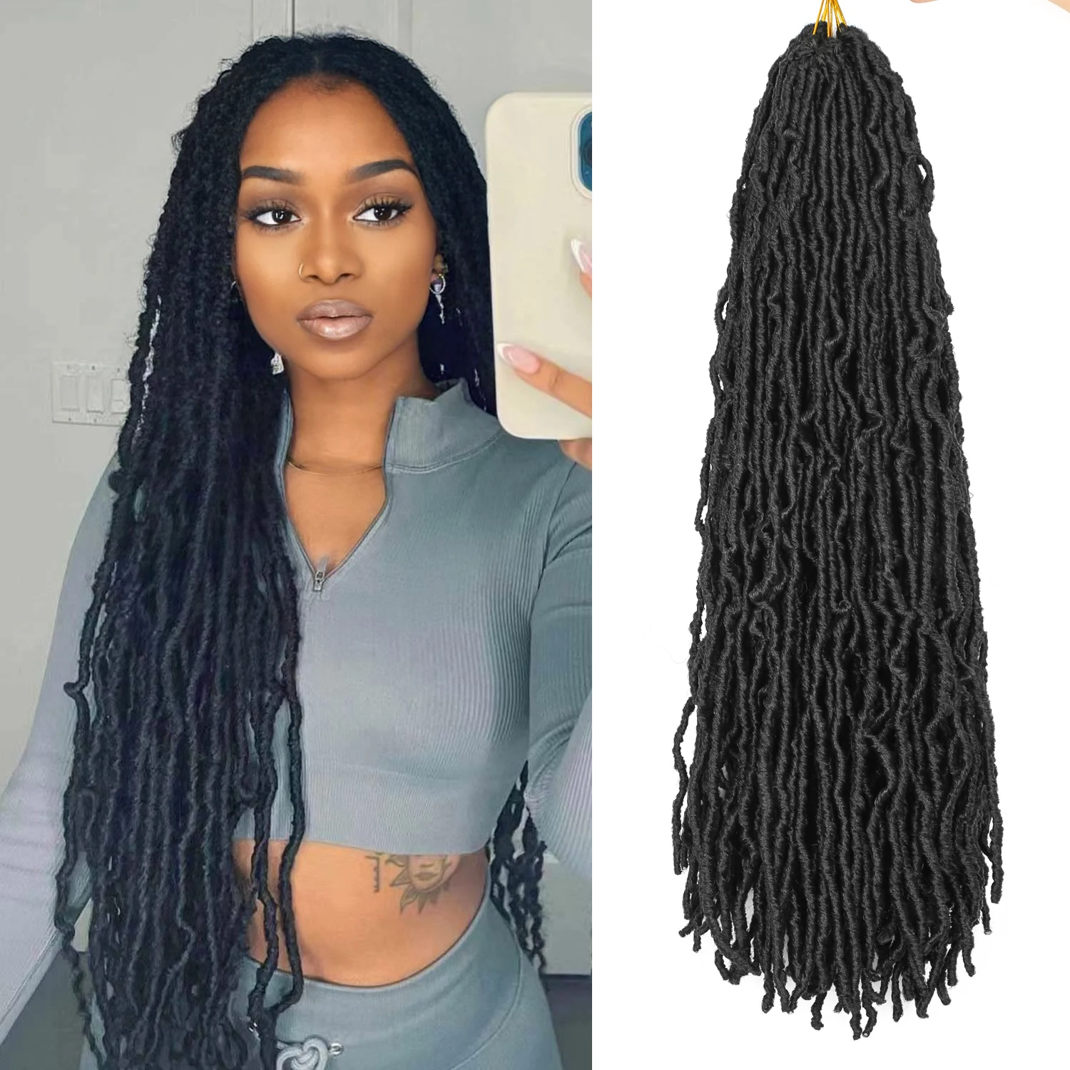 Nu Locs Crochet Hair Braids Long Soft Locs 36inch Crochet Hair Pre ...
