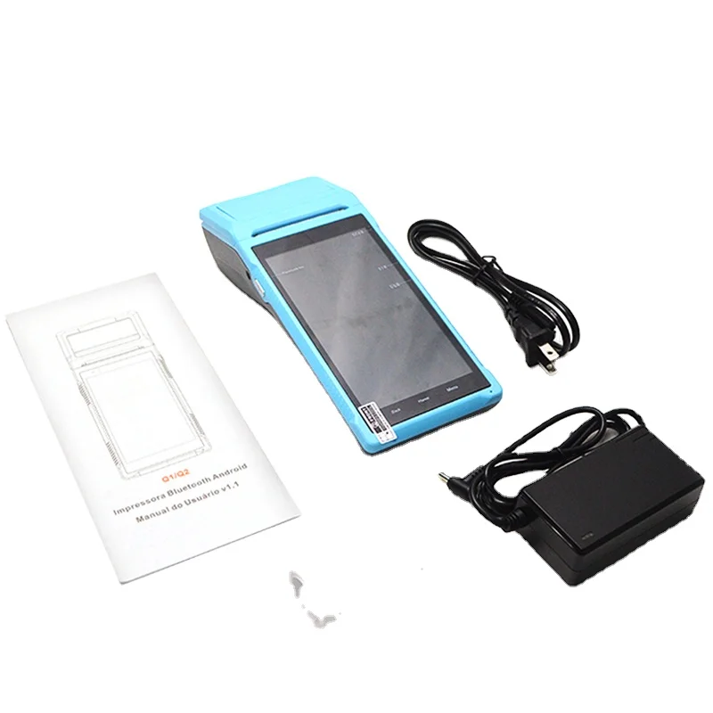 Q2 Android 8.1 Wireless Data Pos System Touch Screen Mobile Pos System ...