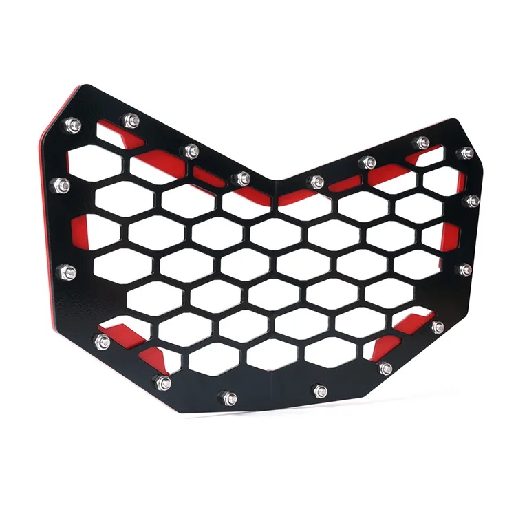Atv Utv Front Bumper Mesh Grille Guard For Polaris Can-am Maverick X3 ...