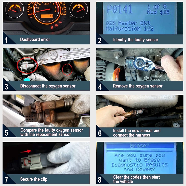 Toyota O2 Sensor Auto Oxygen O2 Sensor 98089825 15163 For Toyota Prius ...