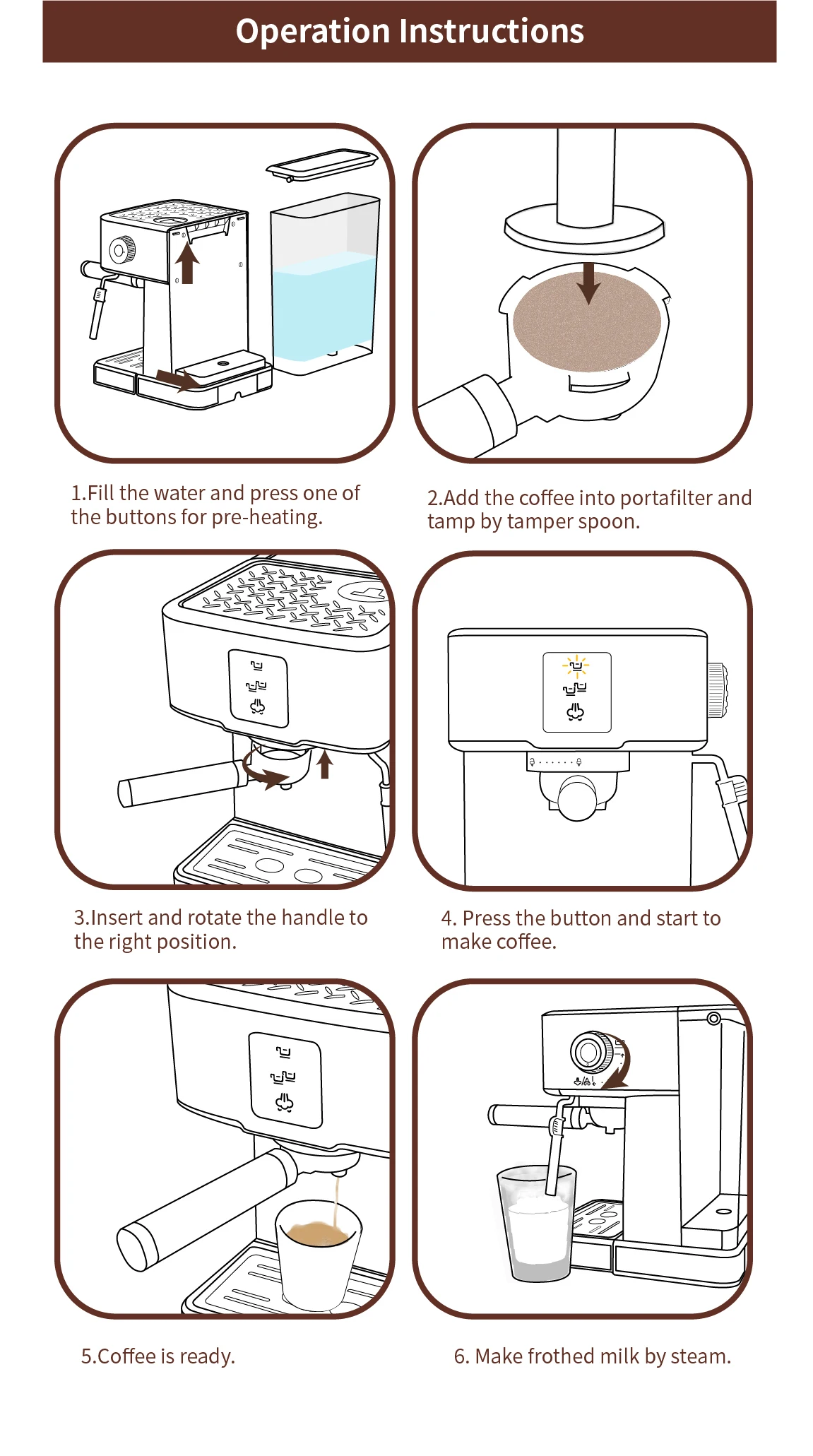 20 bar Pump Pressure Espresso Coffee Machine| Alibaba.com