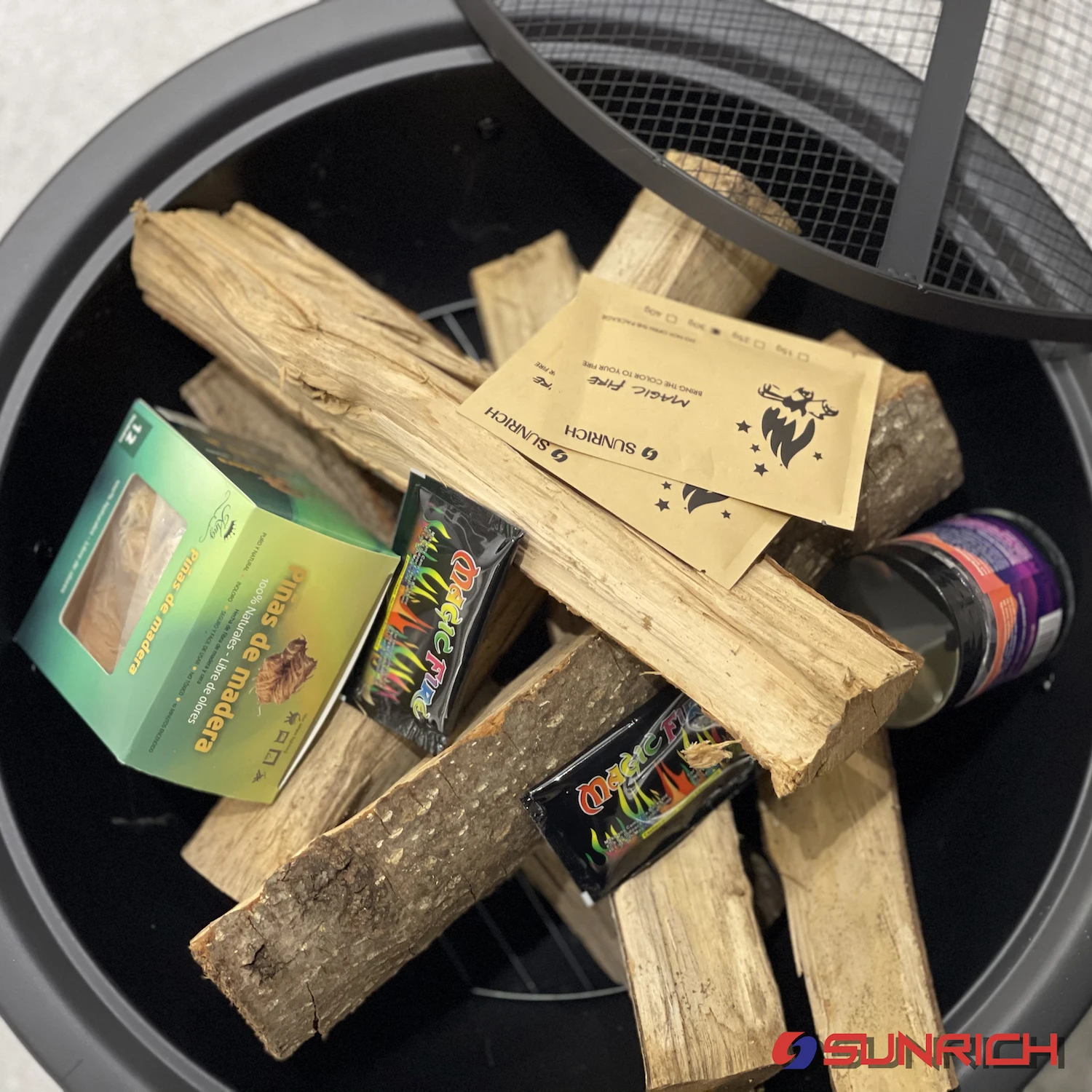 Natural Firelighter Made With Wood Wool And Paraffin Wax For Bbq - Buy ...