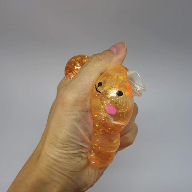 Cute Unisex Kid TPR Stretchy Squeeze Soft Toy Rabbit