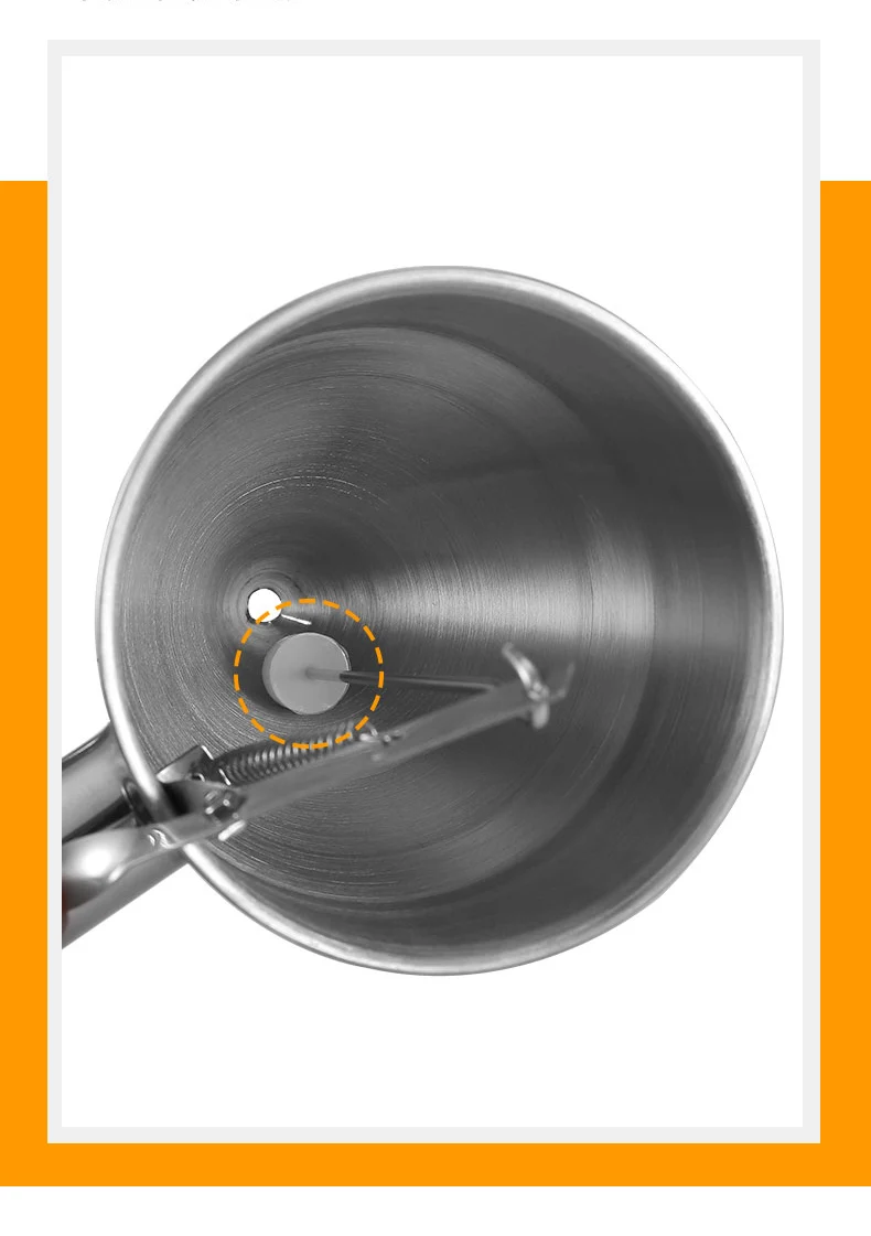 Caliber 17mm Stainless Steel Funnel for Octopus Balls