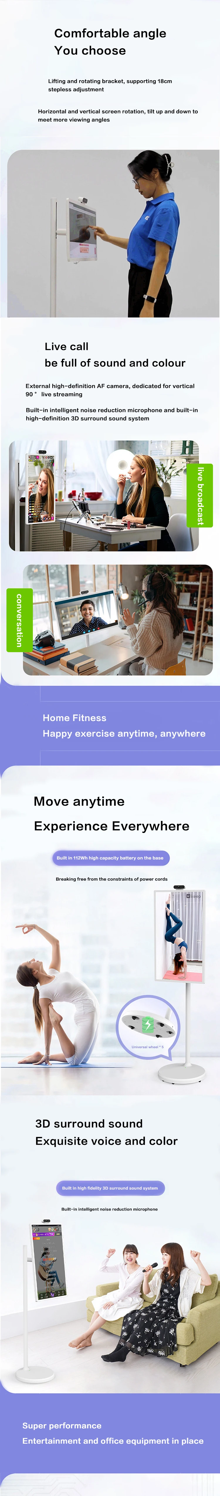 32 Inch Intelligent Live Streaming Machine,Touch Large Vertical Screen ...