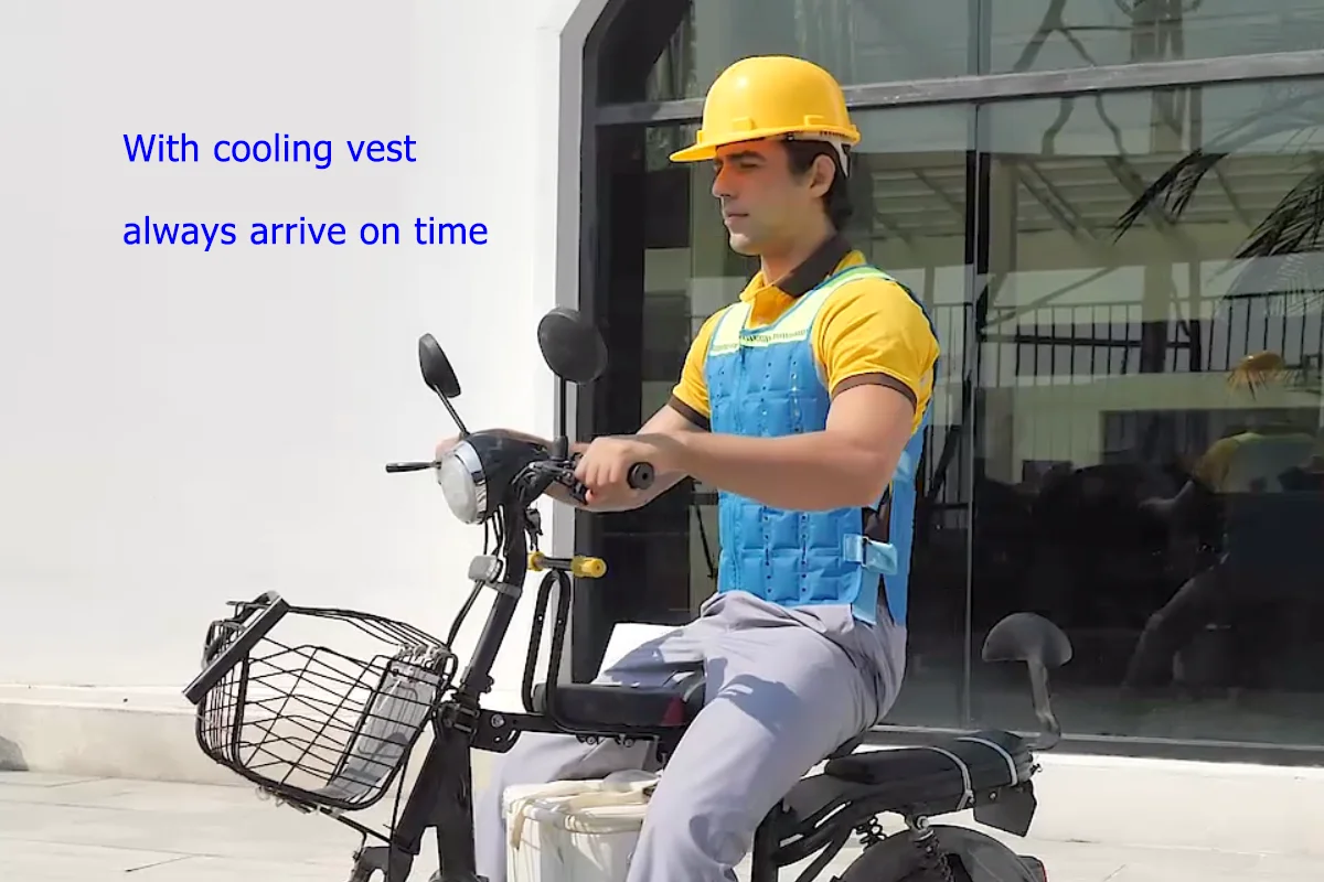 New Desgin Top Quality Pcm Cooling Vest Cooling Clothing With Ice Gel ...
