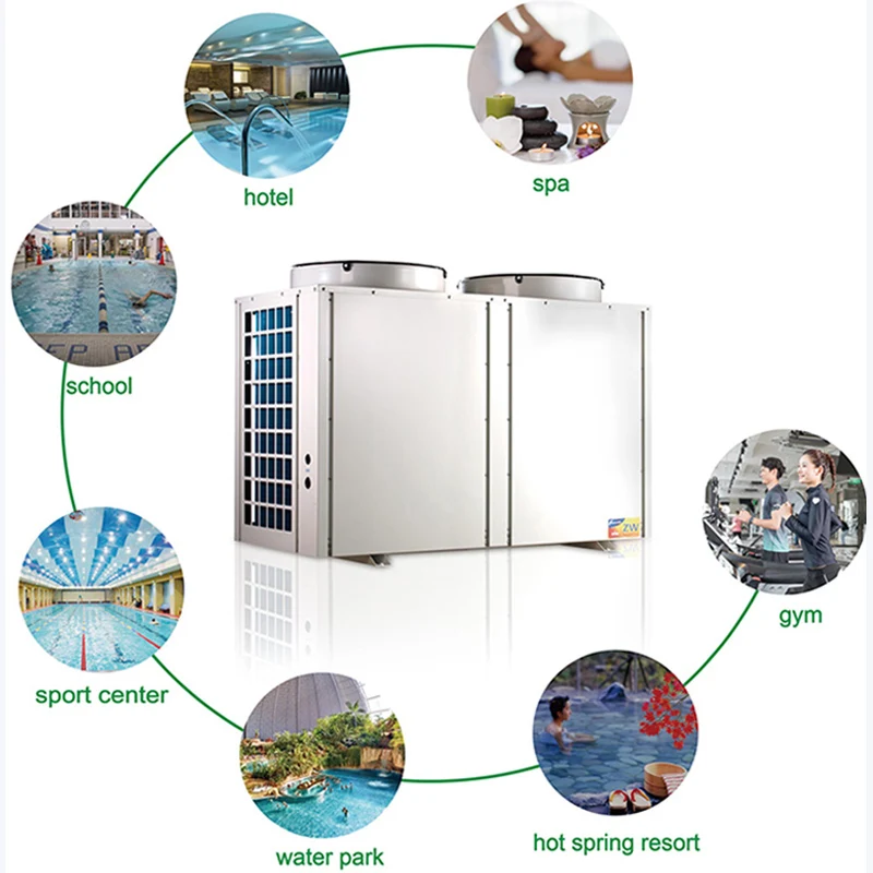 R32 High Quality Air Source Heat Pump For Swimming Pools - Buy Heat ...