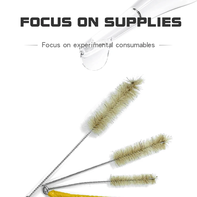 Test Tube Brush Multifunction Mini Tube Cleaning Brush Laboratory ...