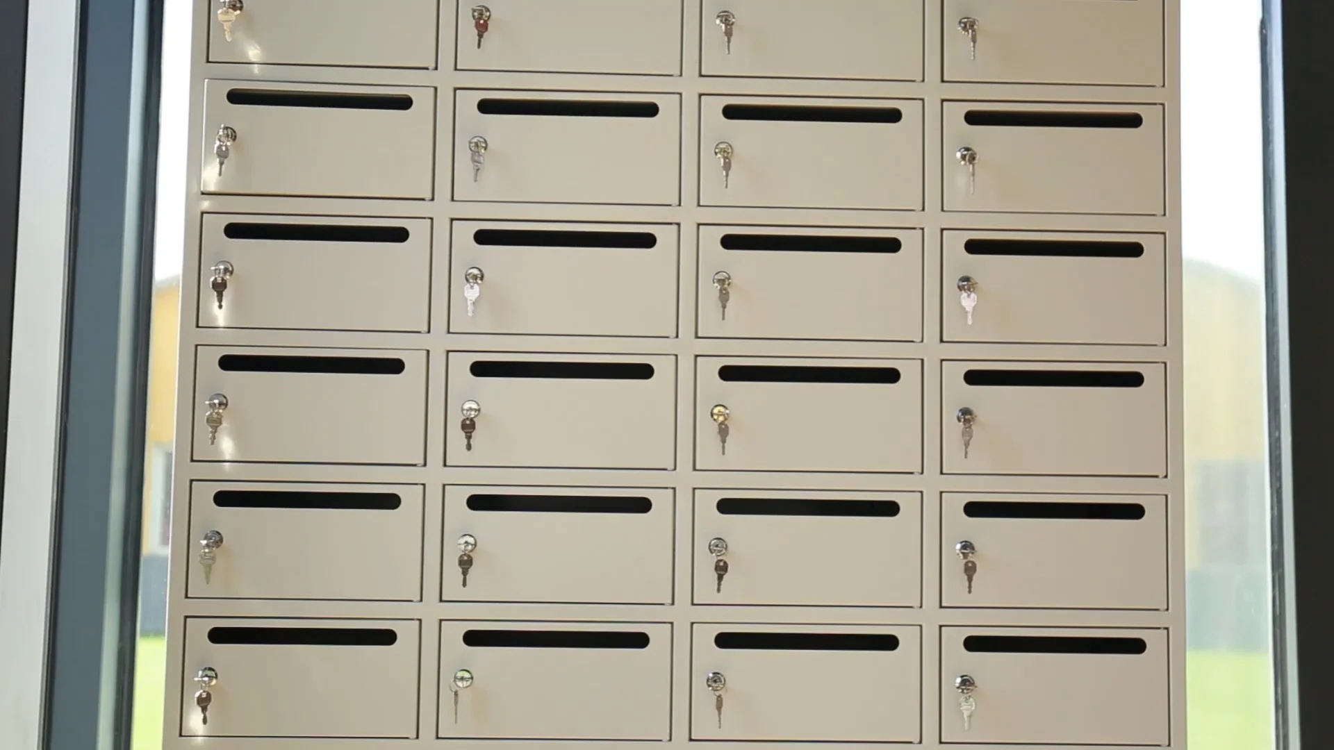 Smile Hot Sale 10/20/30/40door Outdoor Mailbox/apartment Postbox/metal ...