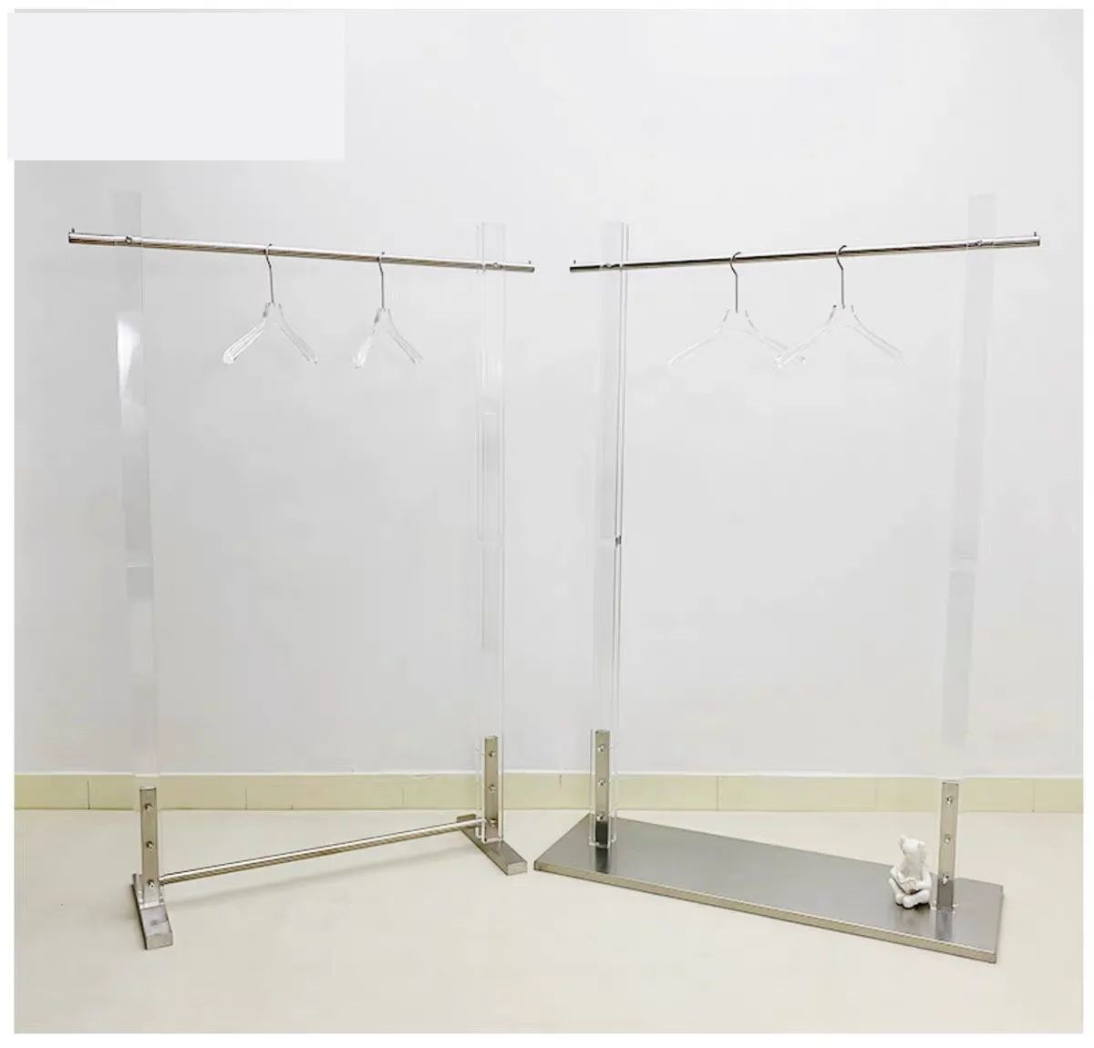 High Quality Clothing Store Display Frame Stainless Steel Display In ...