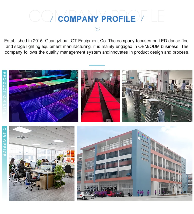 LGT 3D Starry Dance Floor LED Star Mirror Tile Light for Weddings ...