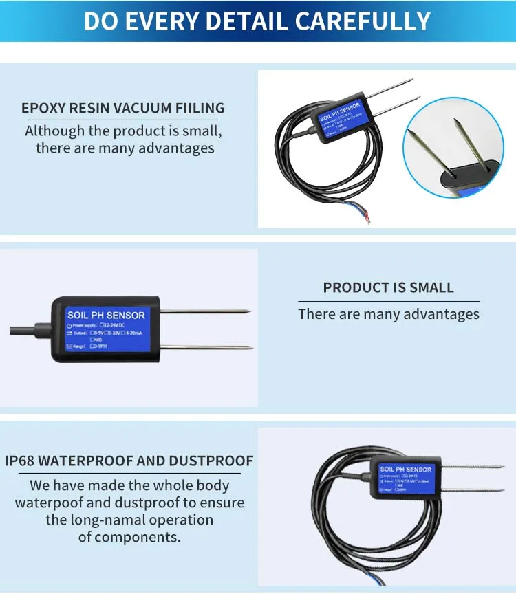 RS485 High Precision Agricultural PH Soil Sensor| Alibaba.com