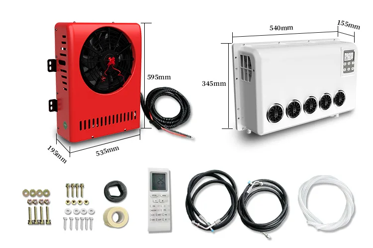 JUKOOL 12V/24V Electric Truck Air Conditioner - Efficient Cooling