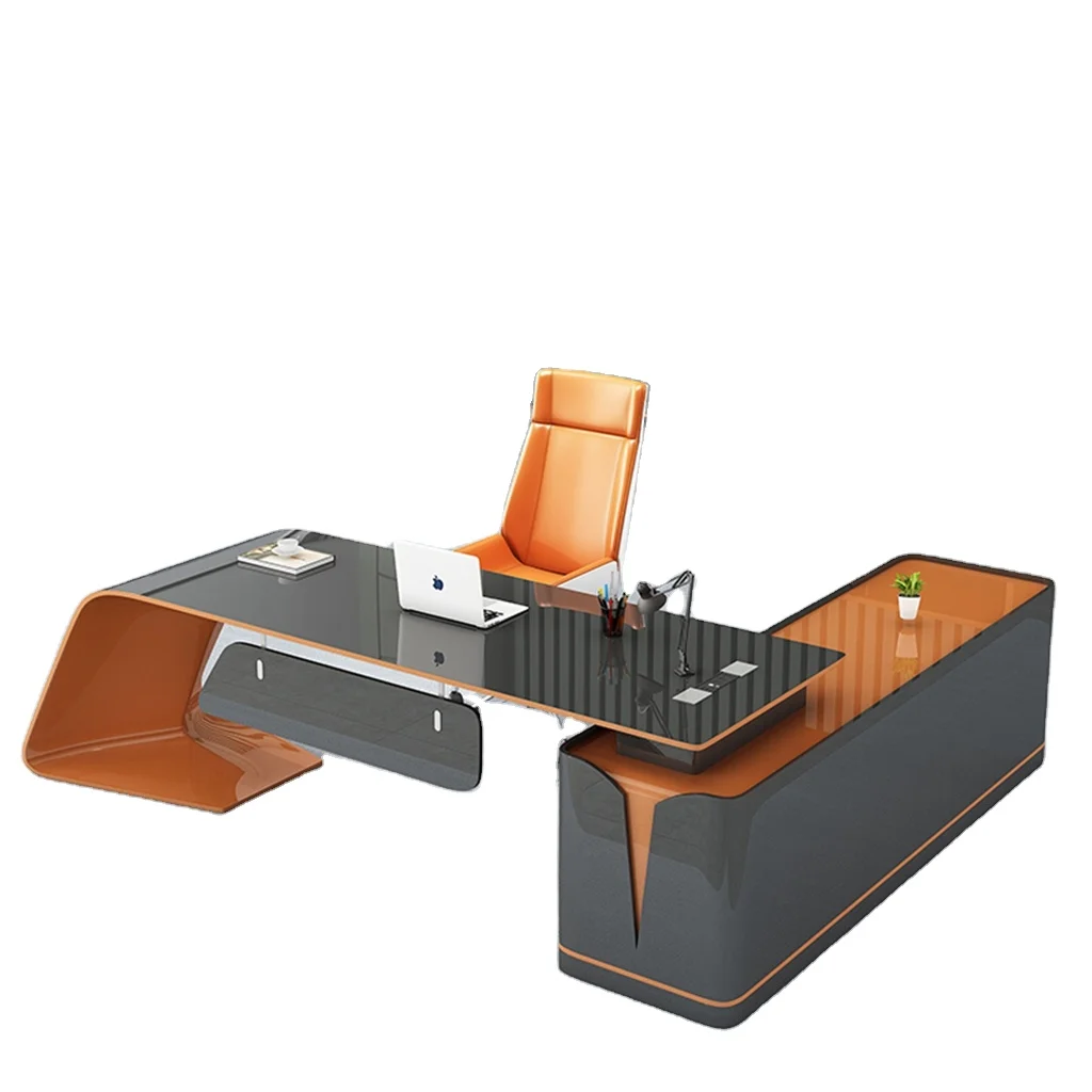 Luxury Executive Office Table And Boss Office Desk Chair Escritorios De ...