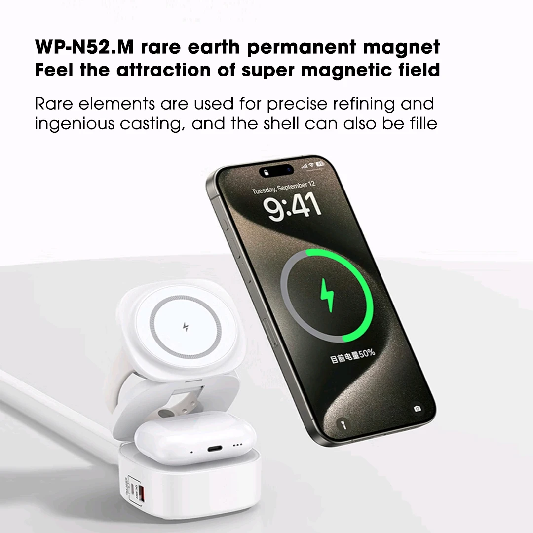65W Multifunction Wireless Charger - Fast & Versatile