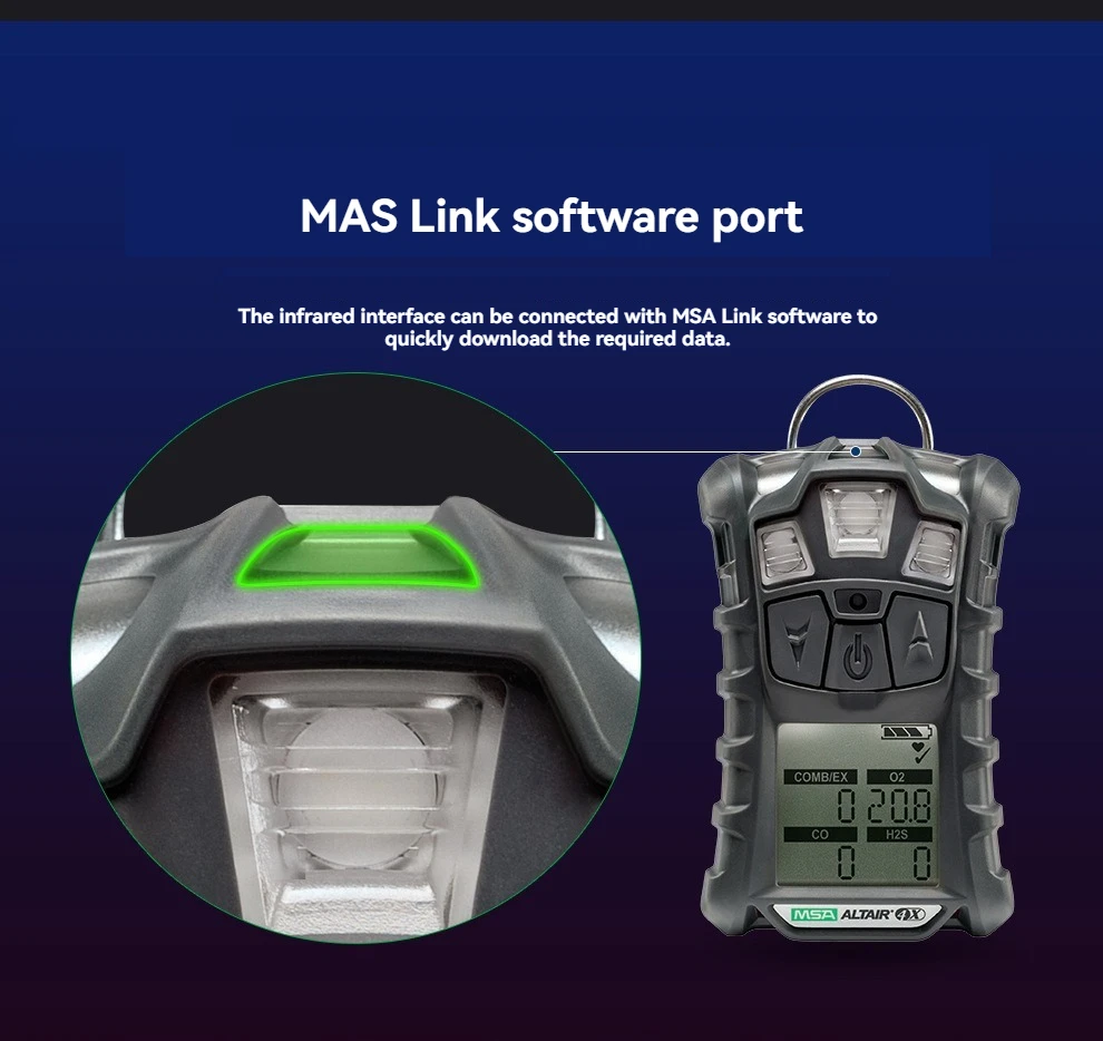 MSA ALTAIR 4XR Portable Multigas Detector for O2 CO H2S Methane ...