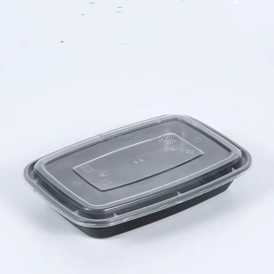 750ml Microwavable Food Container Takeaway Disposable Rectangle Lunch ...