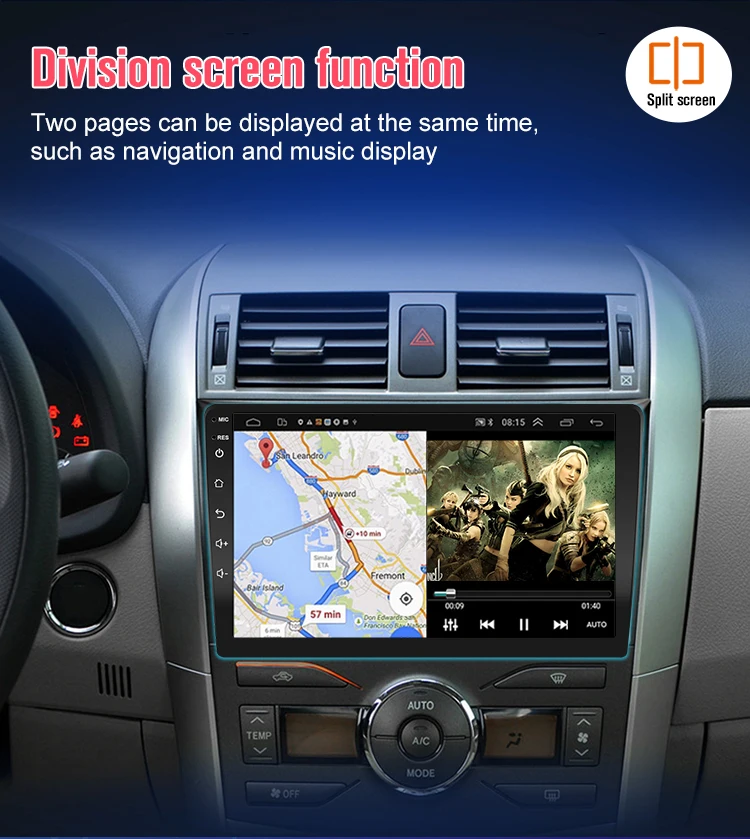 10inch Android Car Radio - Full Touch Screen with GPS