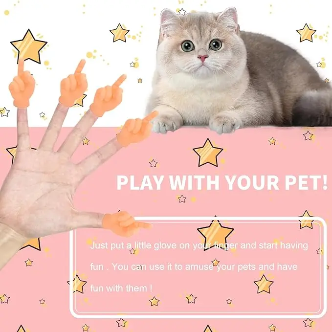 Tiny Middle Finger Puppet - Funny Finger Toys for All Ages