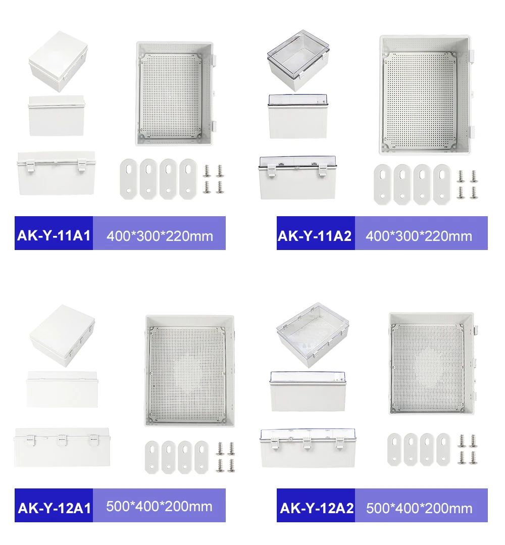 IP67 Hinged Cover Electrical Project Case - Waterproof & Dustproof