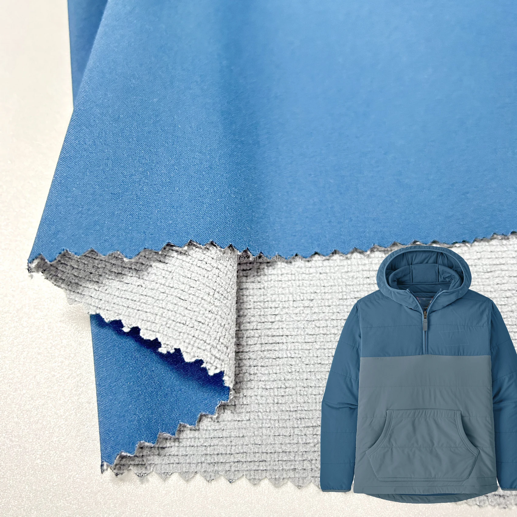 High Grade In Stock 100% Polyester Cold Resistance Laminated Tpu Bonded ...