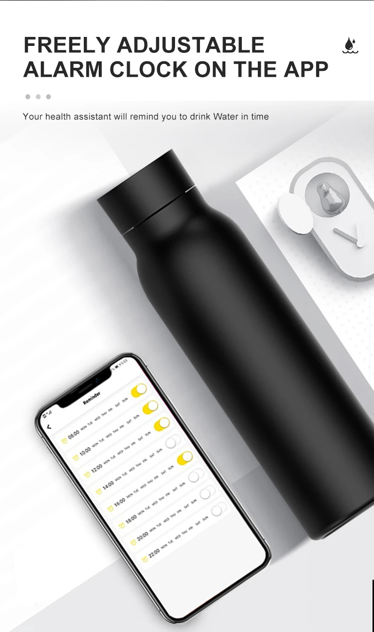 Smart Water Bottle - Track Your Drinking Data & Stay Hydrated
