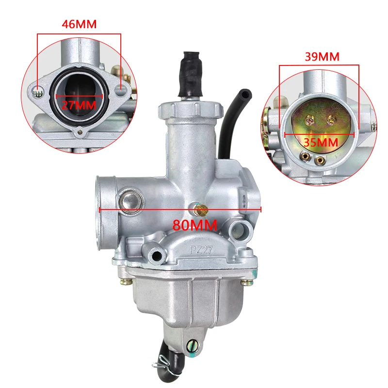 PD PZ Carburetor with Pump for Honda ATV 100cc-350cc | New Aluminum ...