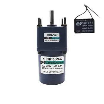 15w Ac 220v Induction Motor 3ik15gn-c Fixed Speed Gear Reducer Motor Single-phase Motor ...