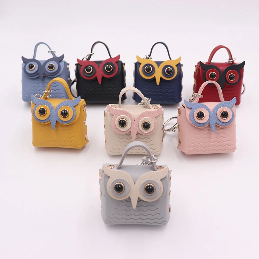 Luxury Bag Charms Keychain Women Key Chain Small Pendant Gift Mini Owl ...