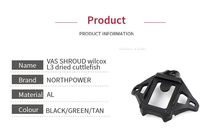 Quality Tactical Helmet Vas Shroud Wilcox L3 Dried Cuttlefish - Buy Vas ...