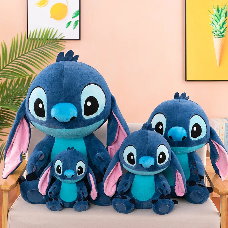 New Stitch Doll Cute Station Version Stitch Plush Toy Throw Pillow ...