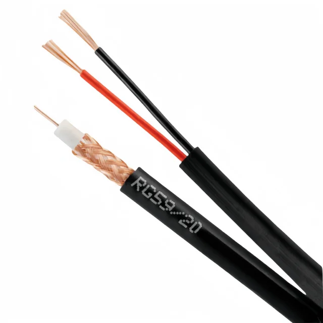 Factory Custom RG6 RG59 Coaxial Cable for CCTV Camera Video With Power ...