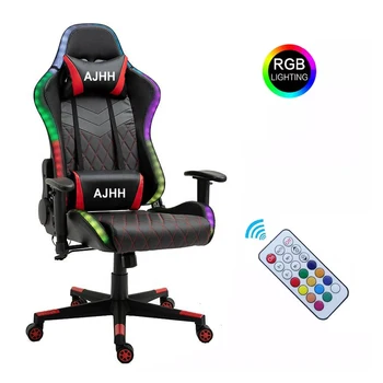 Custom Logo Gamer Dropshipping Racing Computer Led Light Gaming Chair ...