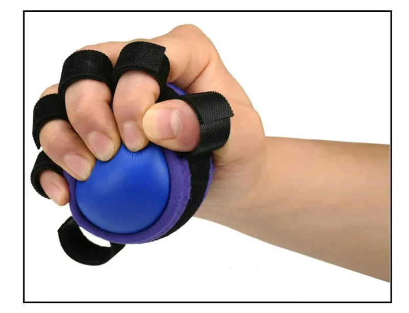 Hand Therapy Grip Strengthener Ball Stretcher Finger Pow Fitness Arm ...