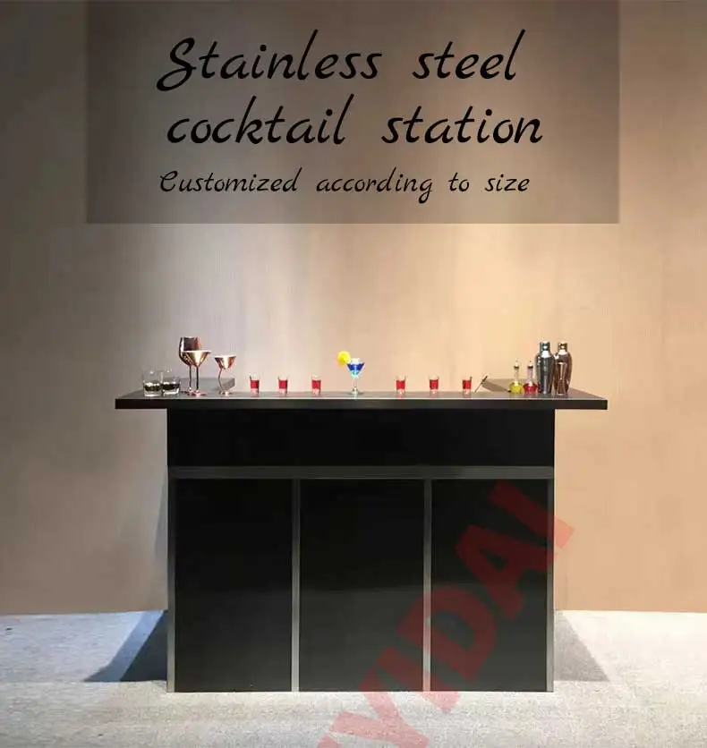 Movable Cocktail bar Commercial bar Hotel Restaurant Outdoor Cocktail ...