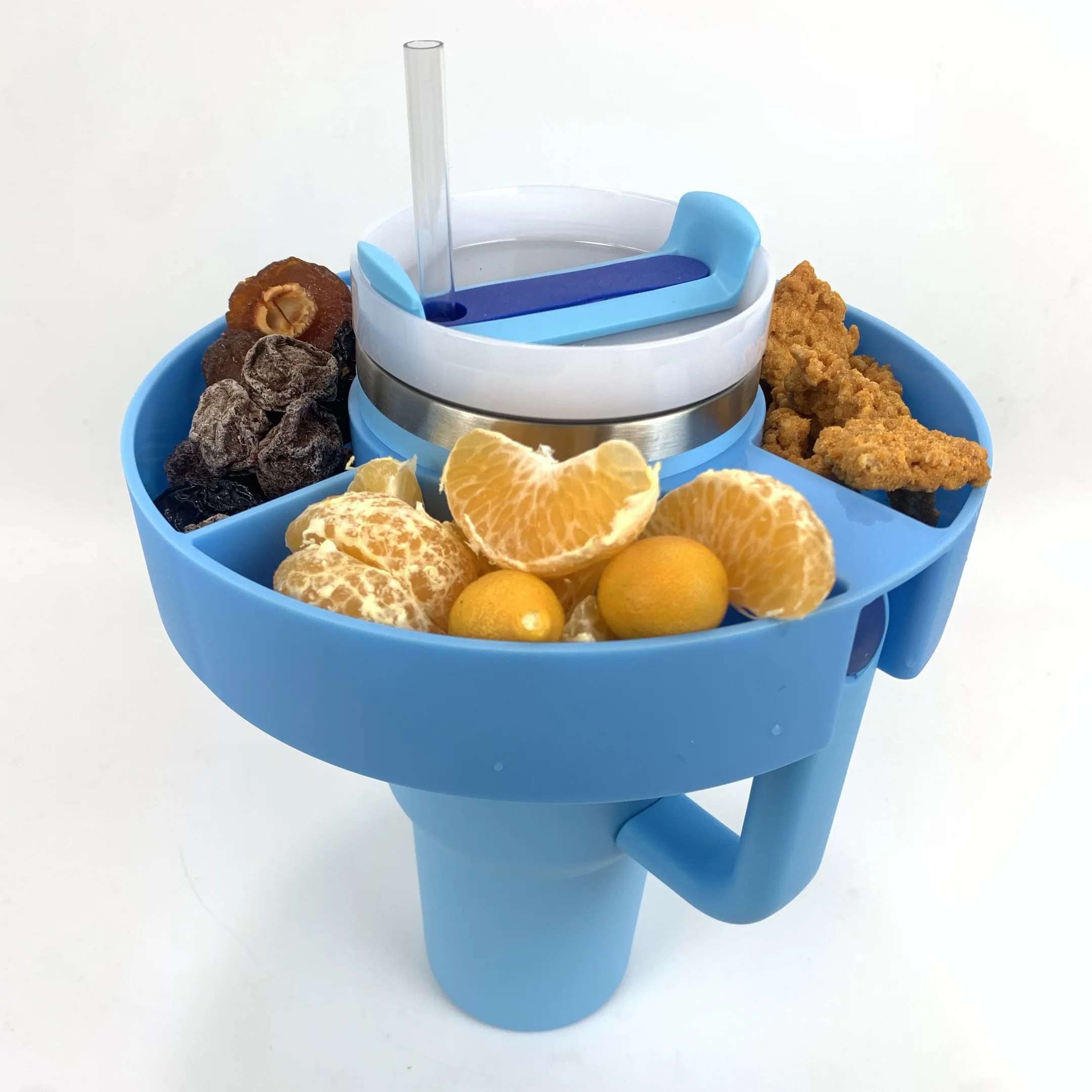 Anti-spill Snack Bowls For 40 Oz Quencher Tumbler With Handle Reusable ...