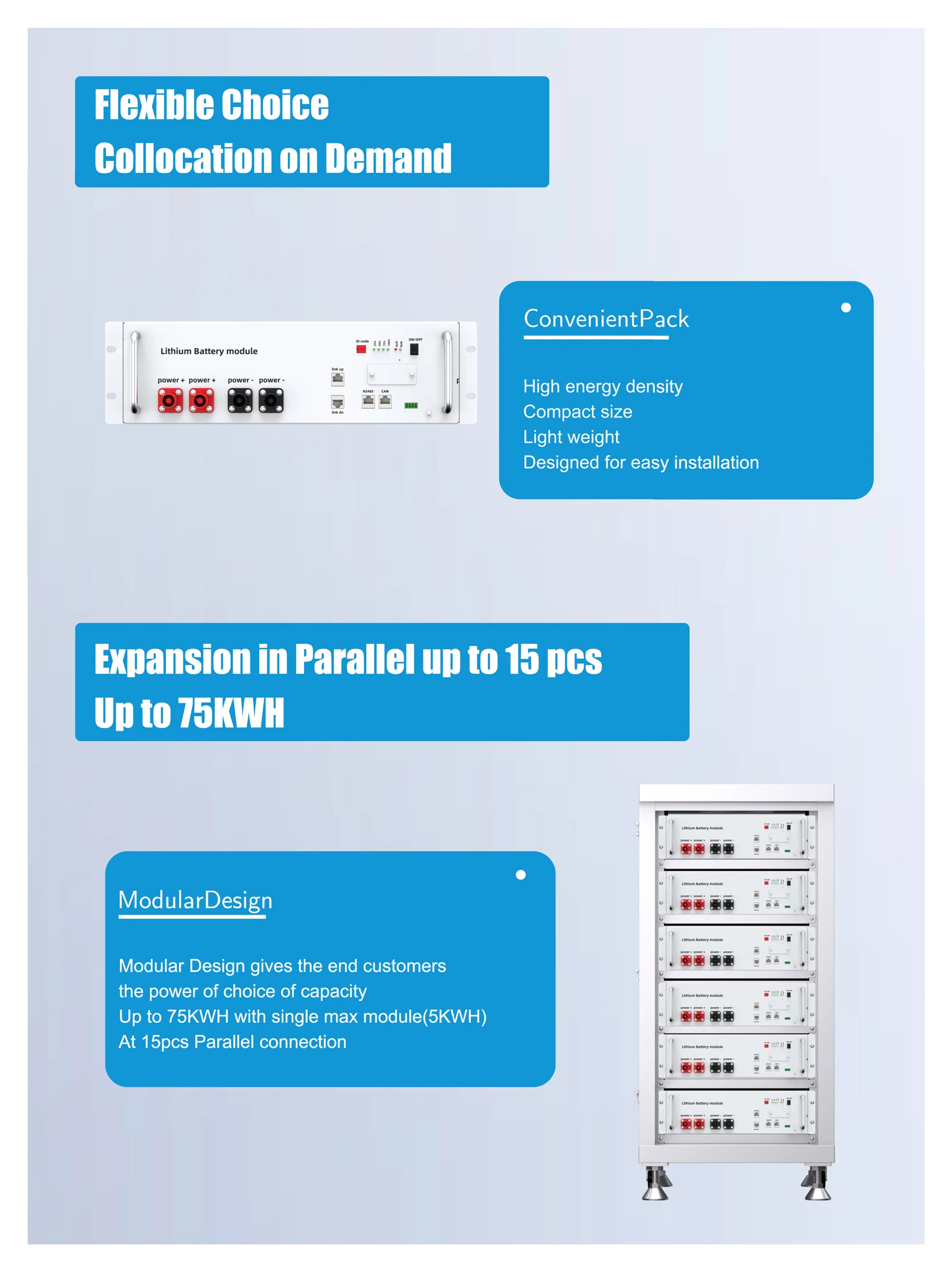51.2v 100ah Lithium Ion Batteries Solar Photovoltaic Power Generation ...